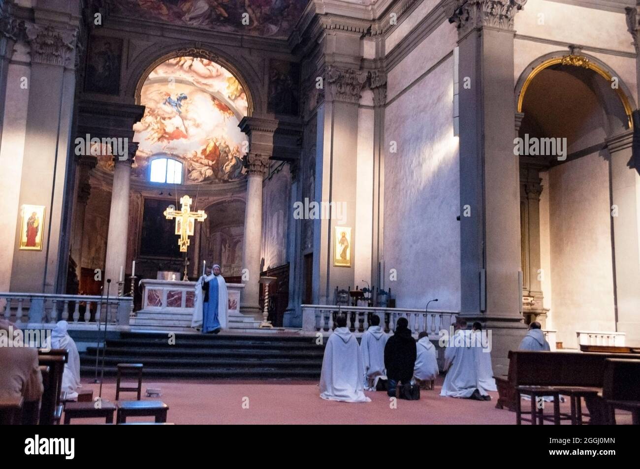 Monastic Communities of Jerusalem hosts evening prayers or vespers at ...