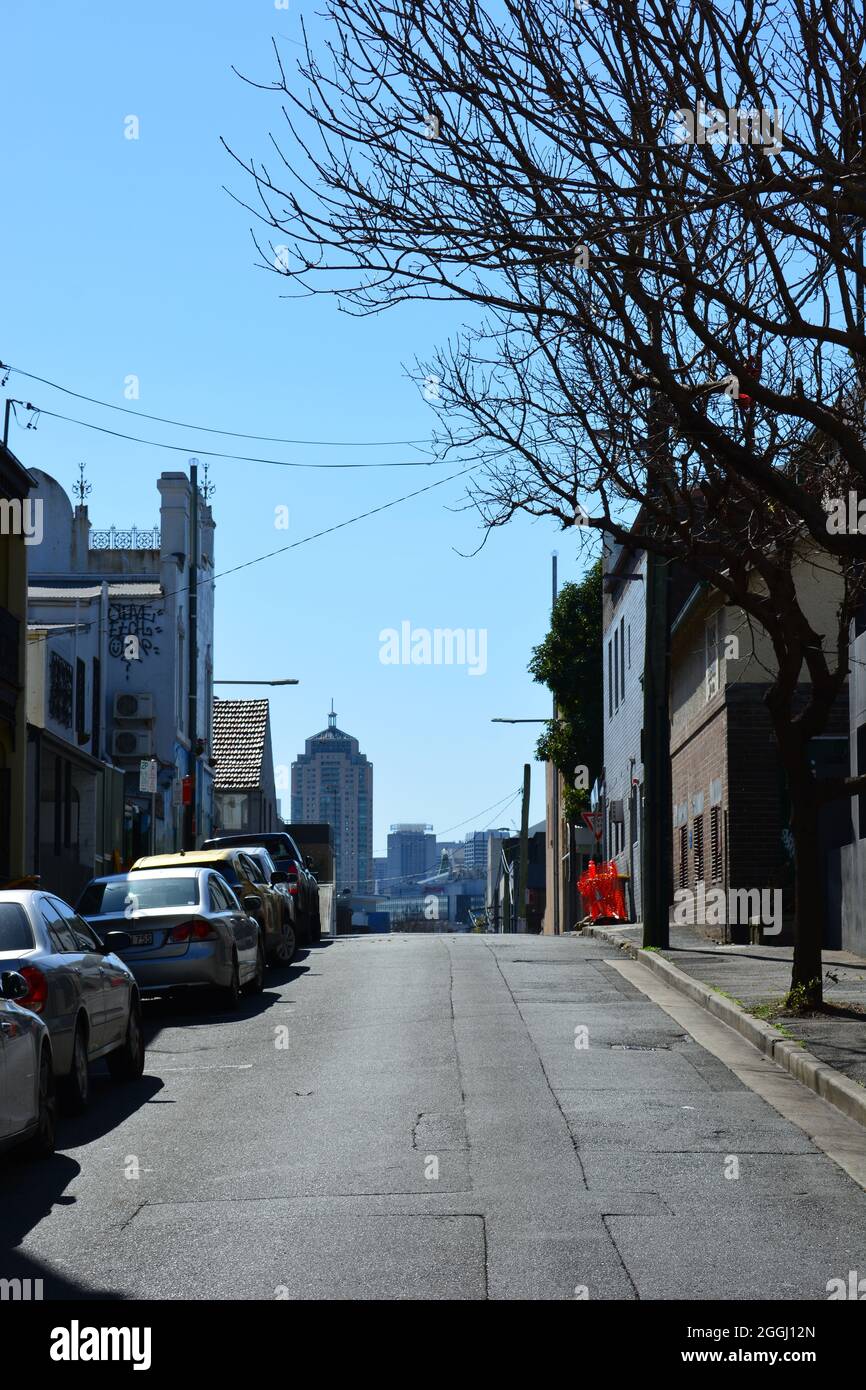 SYDNEY, AUSTRALIA - Aug 11, 2021: The architecture and details from the ...