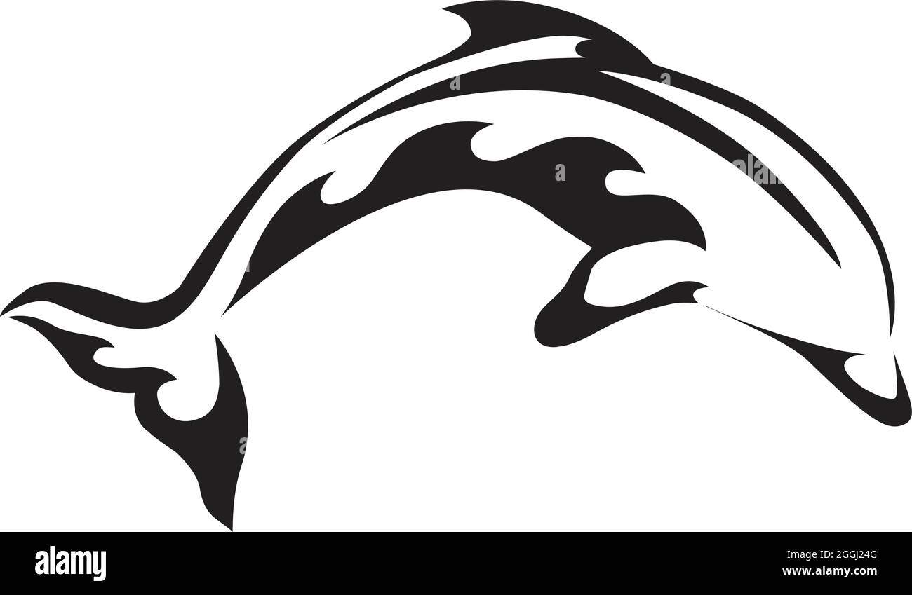 Dolphin, vector artwork Stock Vector Image & Art - Alamy