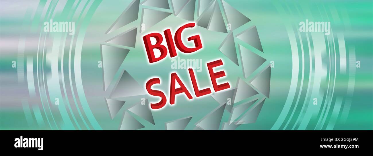 Illustration of a big sale concept Stock Photo - Alamy