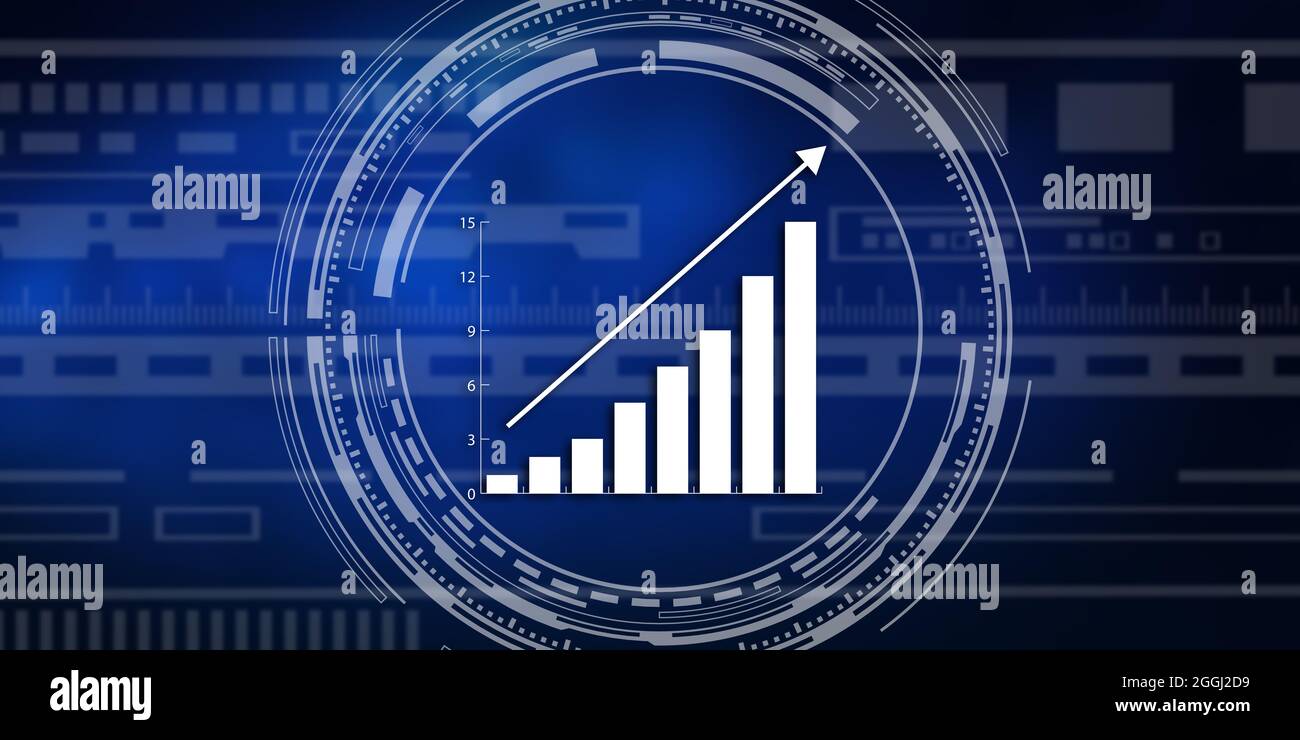 Illustration of a financial growth concept Stock Photo - Alamy