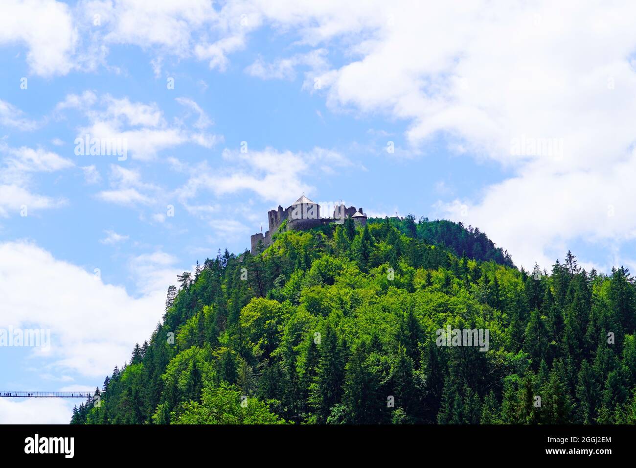 Fort Claudia with Ehrenberg Castle in Tyrol, Austria Stock Photo - Alamy
