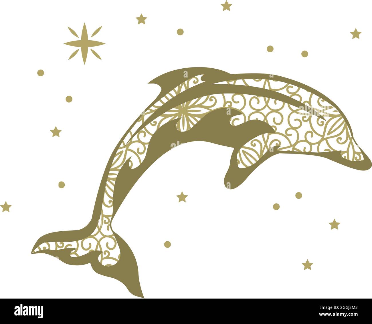 Dolphin, vector artwork Stock Vector Image & Art - Alamy