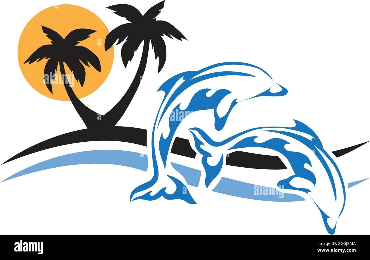 Dolphin, vector artwork Stock Vector Image & Art - Alamy