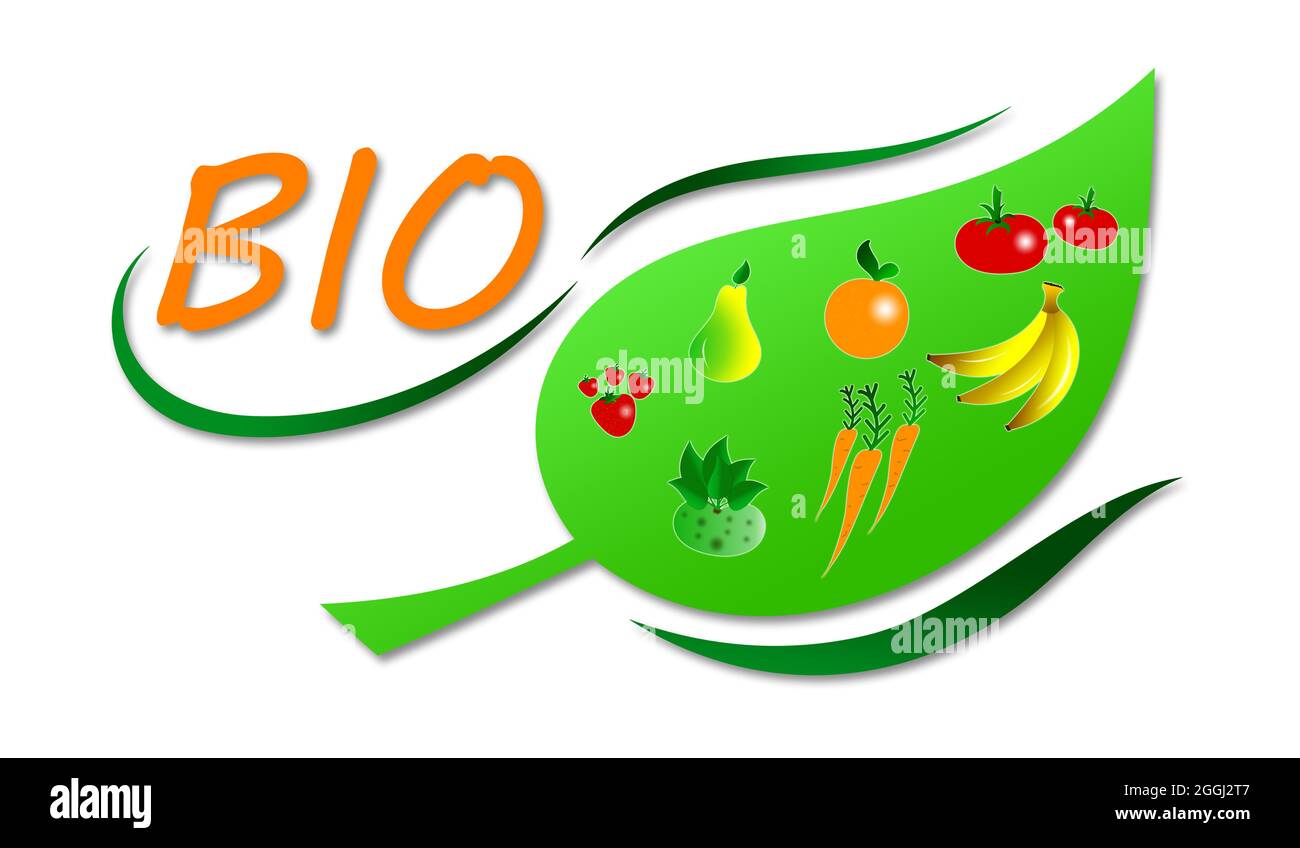 Illustration of a bio concept Stock Photo - Alamy