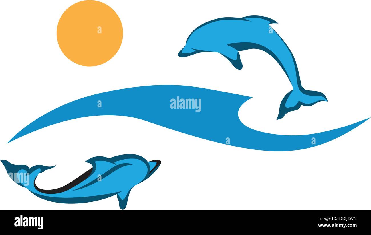 Dolphin, vector artwork Stock Vector Image & Art - Alamy