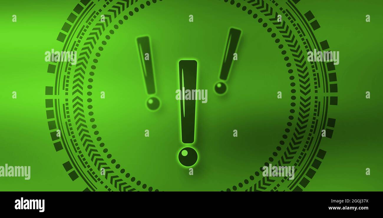 Illustration of a caution concept Stock Photo - Alamy