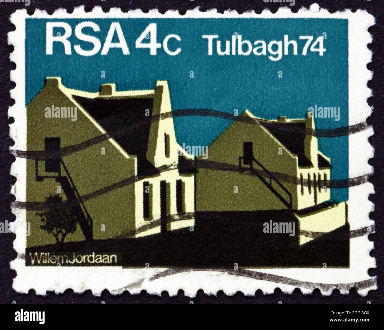 SOUTH AFRICA - CIRCA 1974: a stamp printed in South Africa shows ...