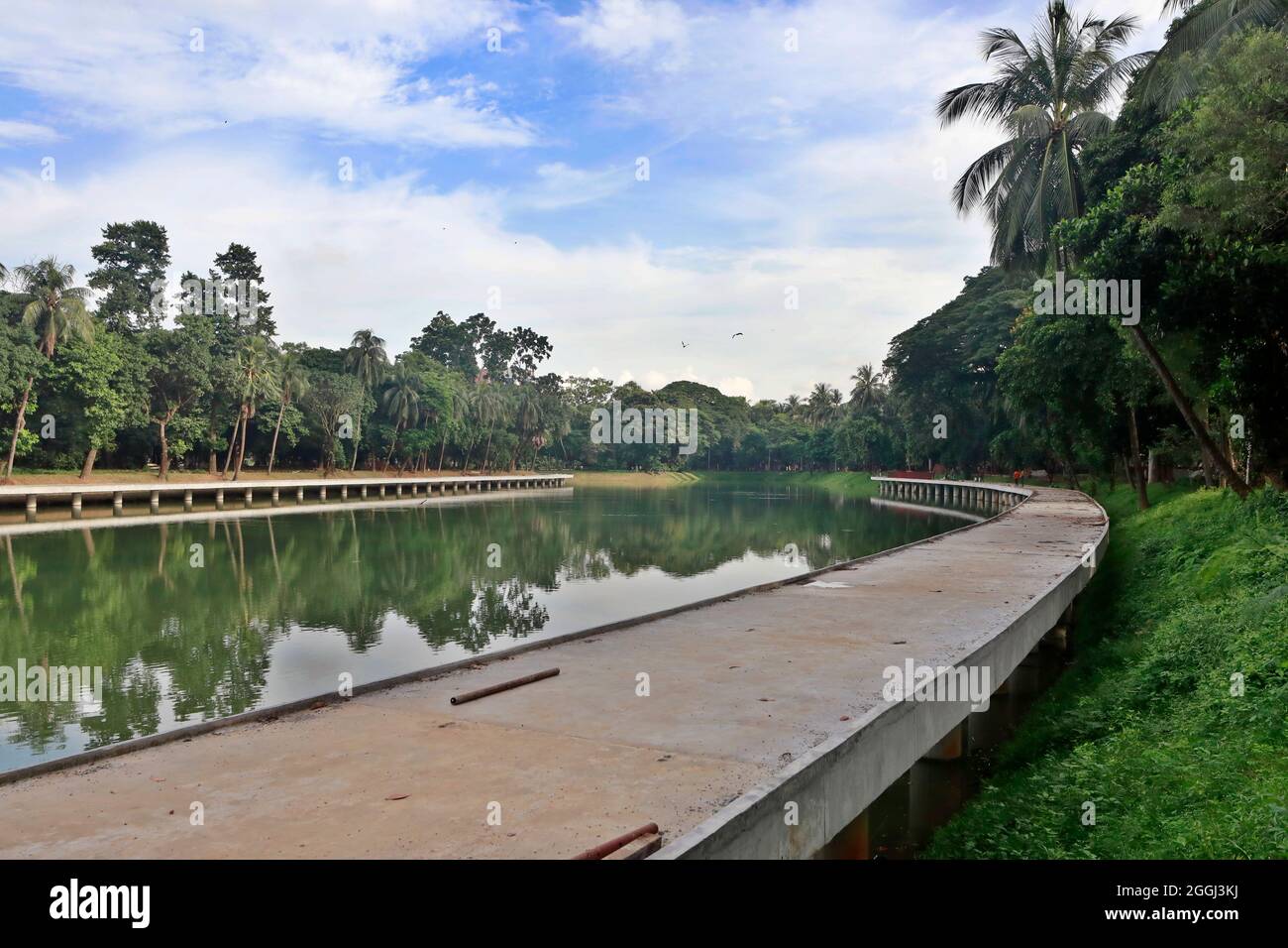 Dhaka, Bangladesh - September 01, 2021: The Ramna Park is a large park ...