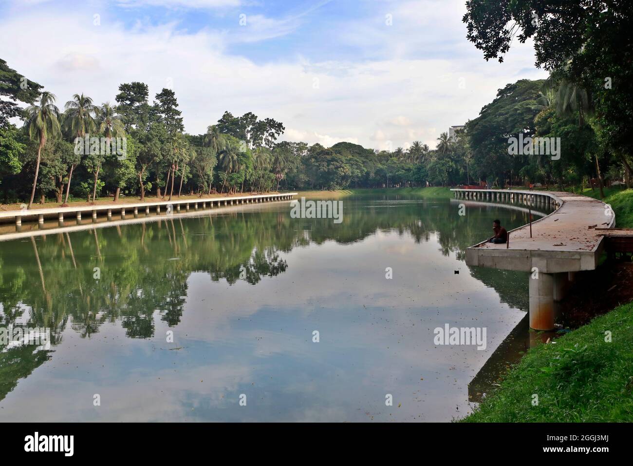Dhaka, Bangladesh - September 01, 2021: The Ramna Park is a large park ...