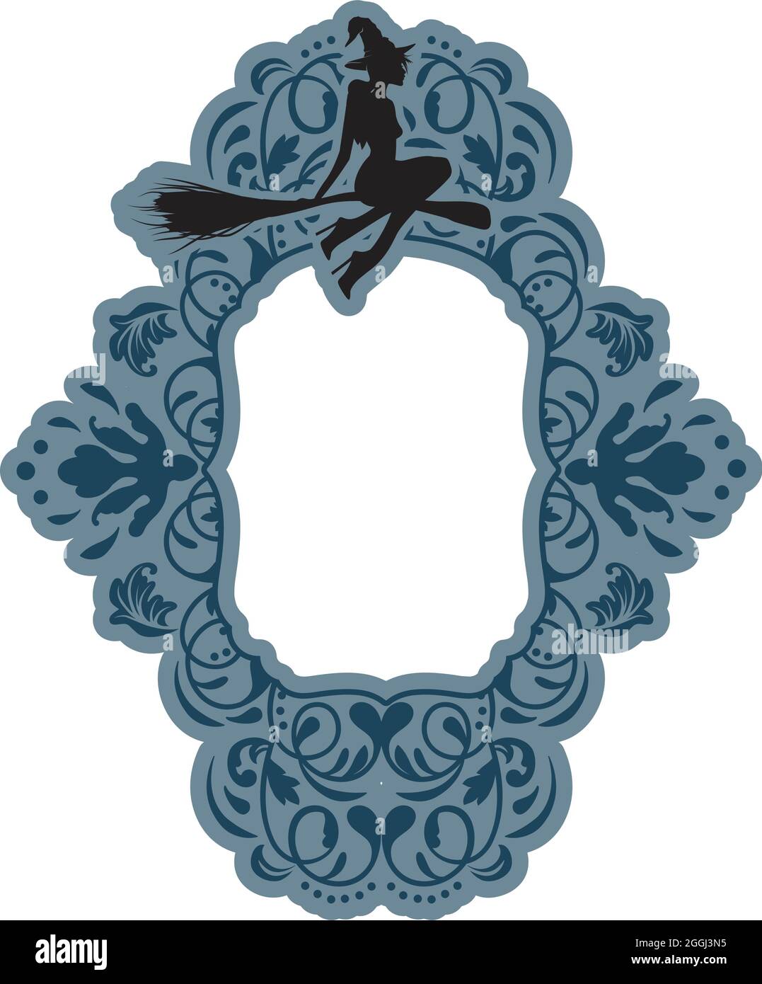witch frame, vector artwork Stock Vector Image & Art - Alamy