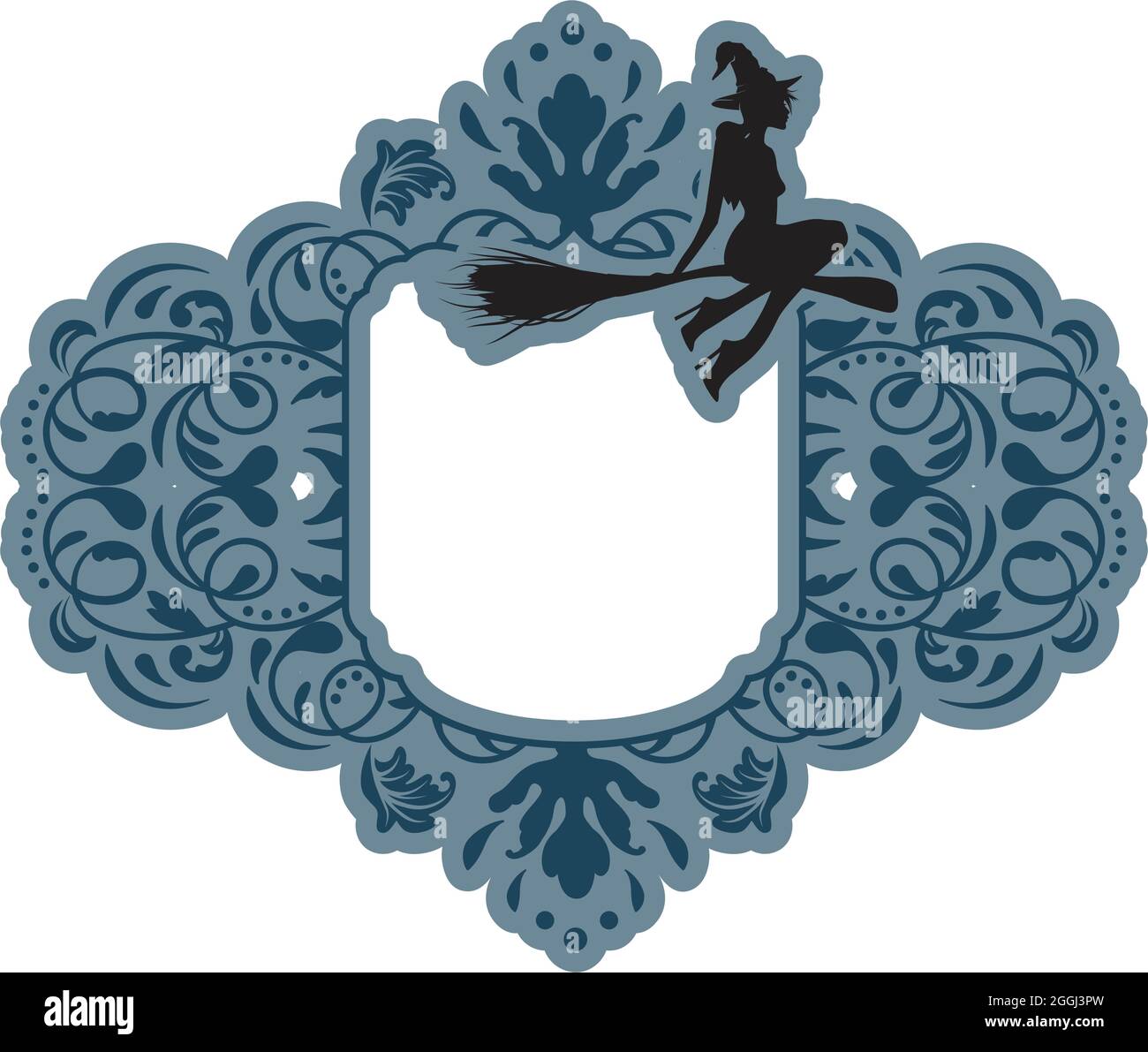 witch frame, vector artwork Stock Vector Image & Art - Alamy