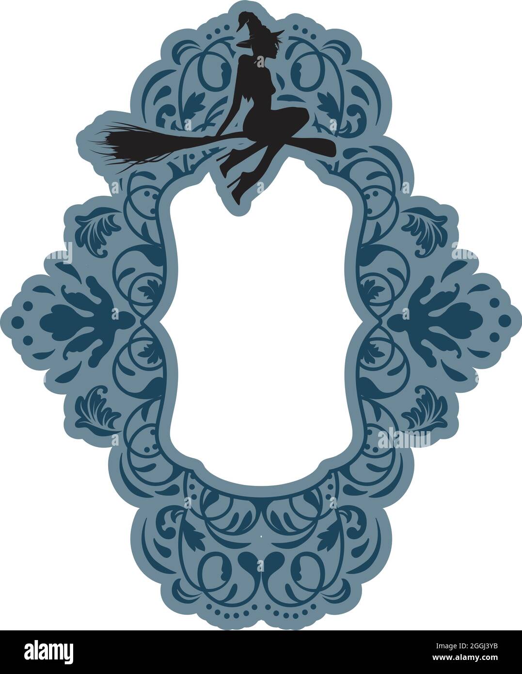 witch frame, vector artwork Stock Vector Image & Art - Alamy