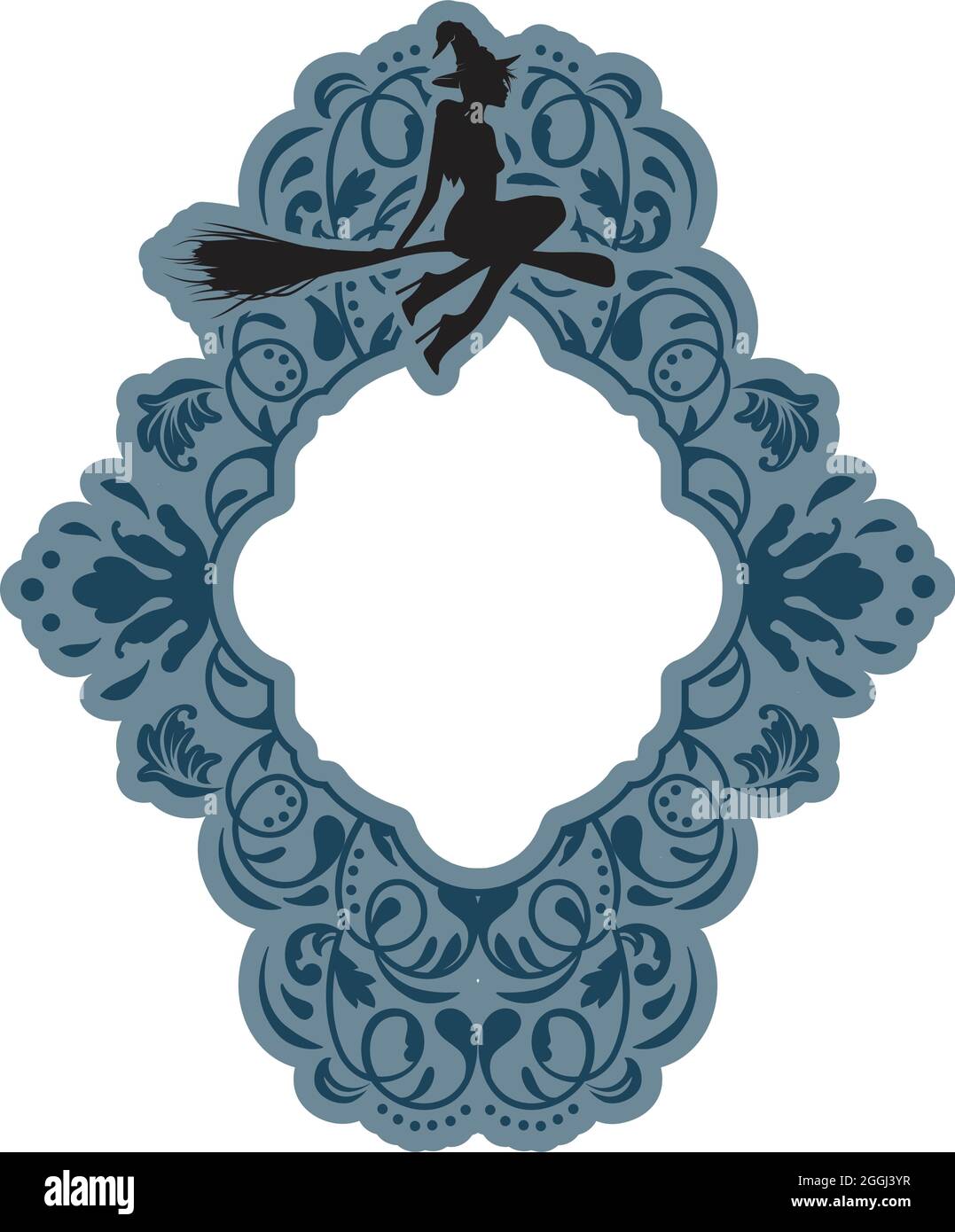 witch frame, vector artwork Stock Vector Image & Art - Alamy