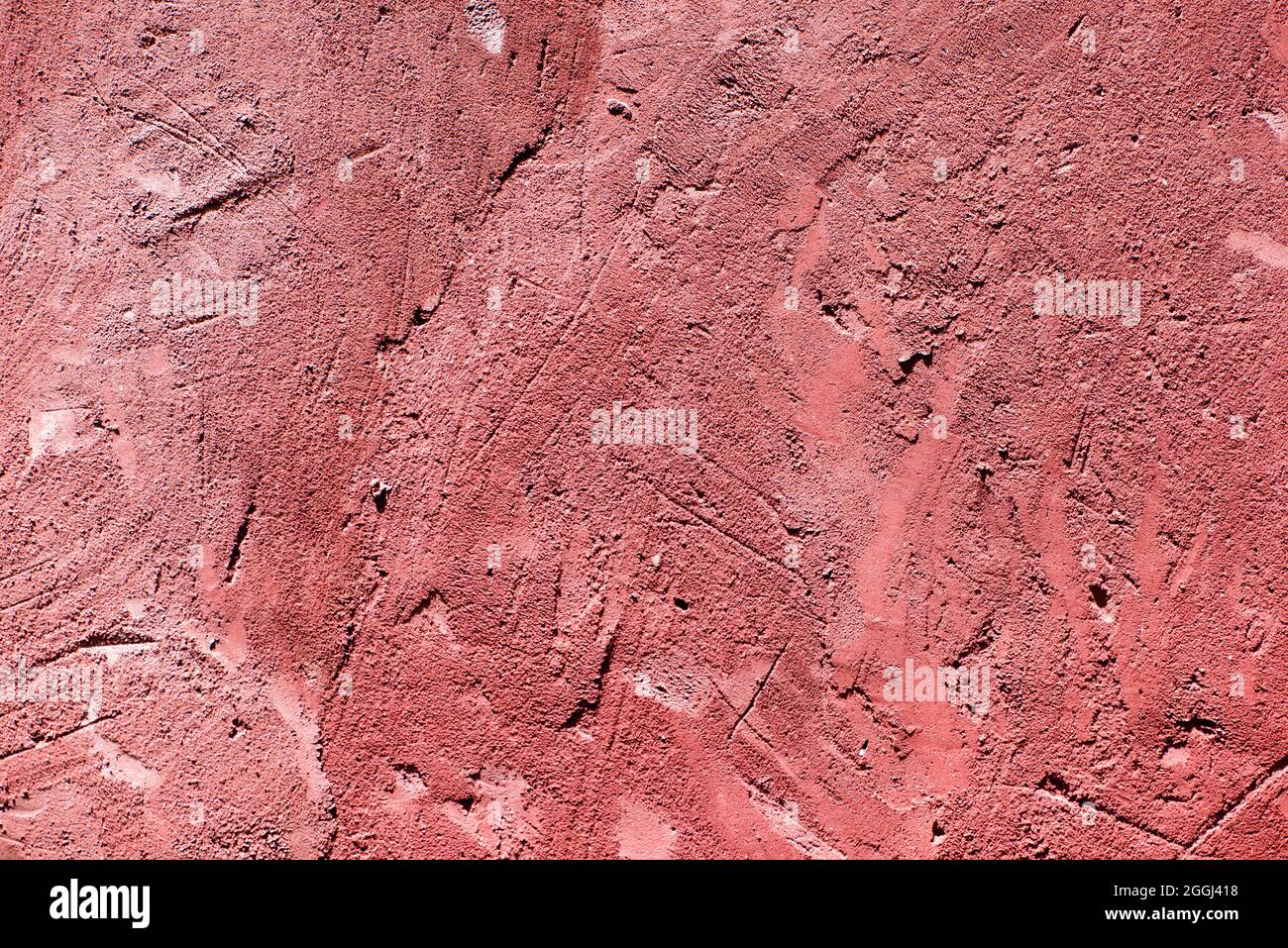 texture of cement-coated wall in red color Stock Photo - Alamy