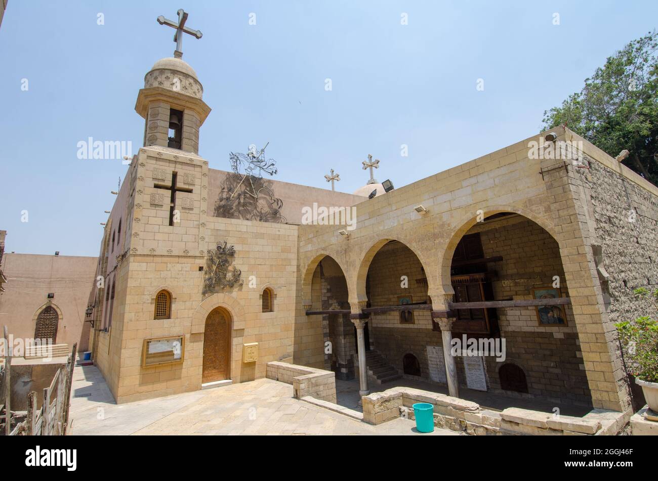 Coptic Church, Cairo Stock Photo - Alamy