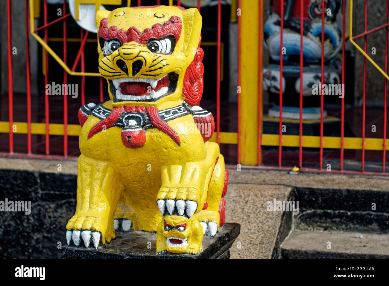 Temple Guardian, Yogyakarta Stock Photo - Alamy