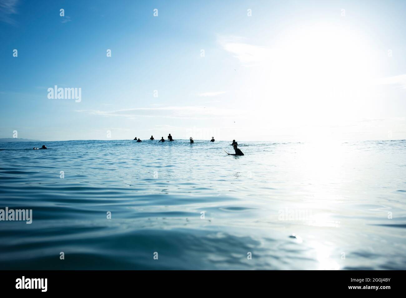 Surfers waiting for wave hi-res stock photography and images - Alamy