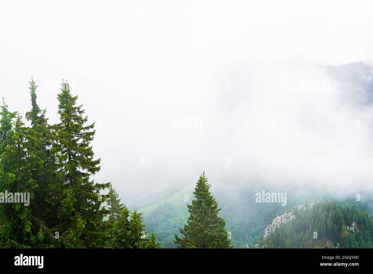 Mountain Laber in the Alps in Austria. Panorama landscape from the ...