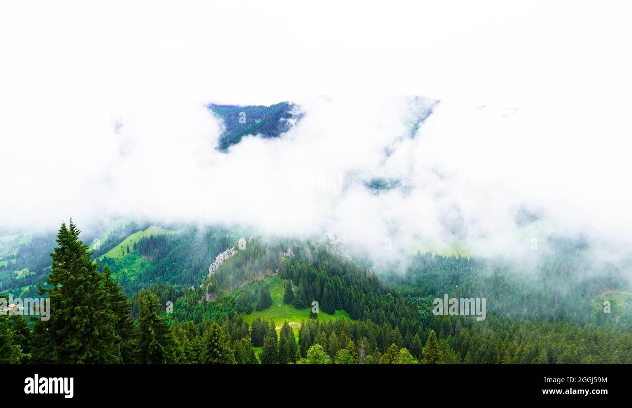 Mountain Laber in the Alps in Austria. Panorama landscape from the ...