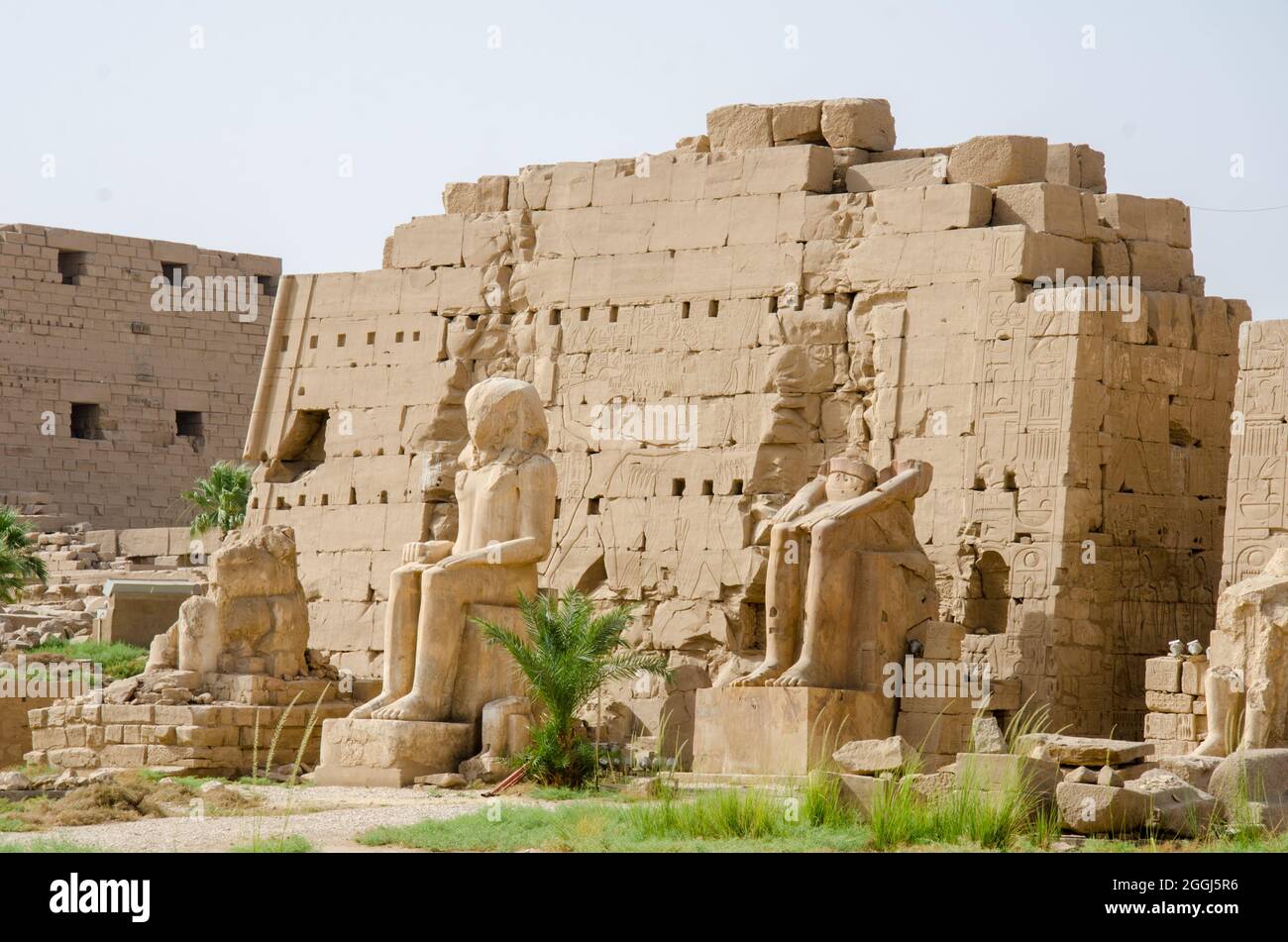 Eighth Pylon, temple complex of Karnak Stock Photo - Alamy