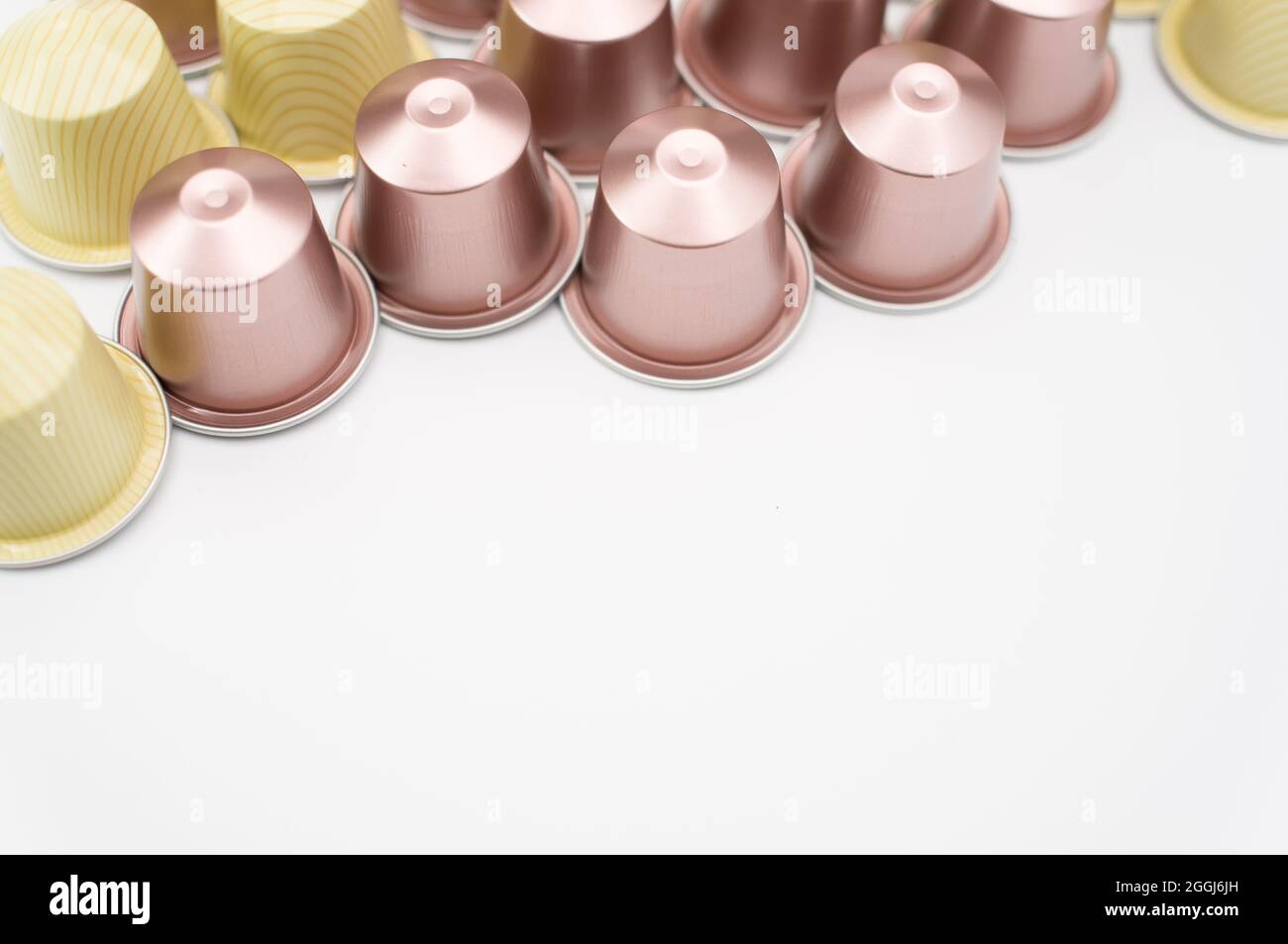 Nespresso system roast and ground coffee capsules with free text space ...
