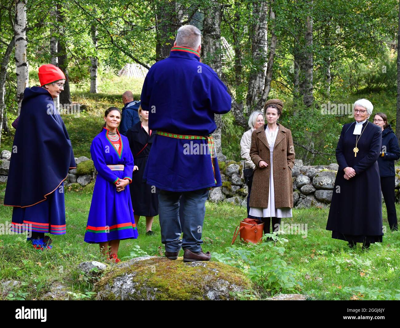 LYCKSELE, SWEDEN 20210901 Crown Princess Victoria, Swedish Minister of ...