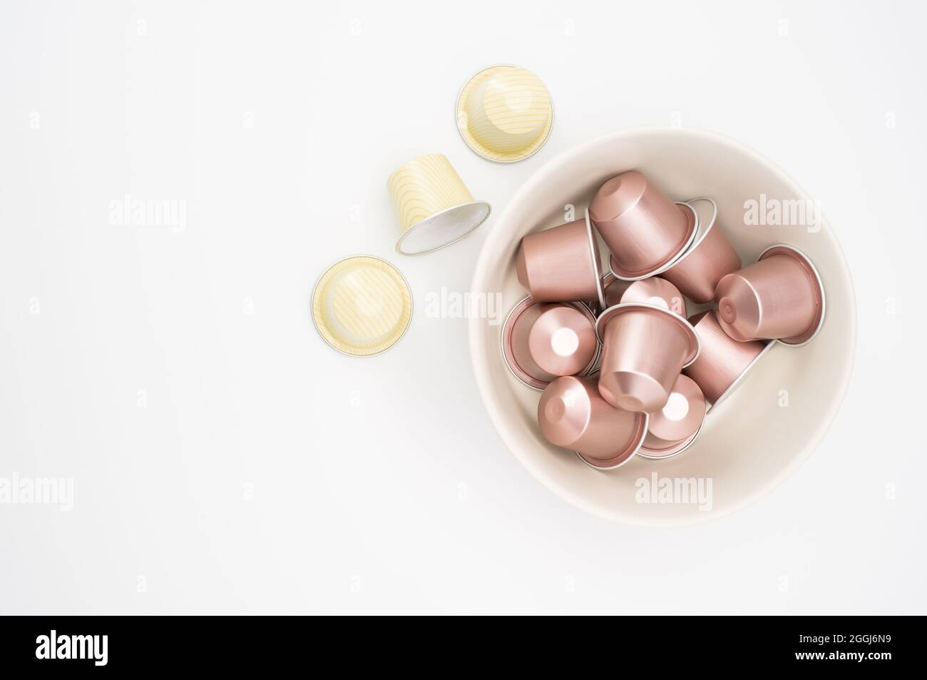 Nespresso system roast and ground coffee capsules with free text space ...