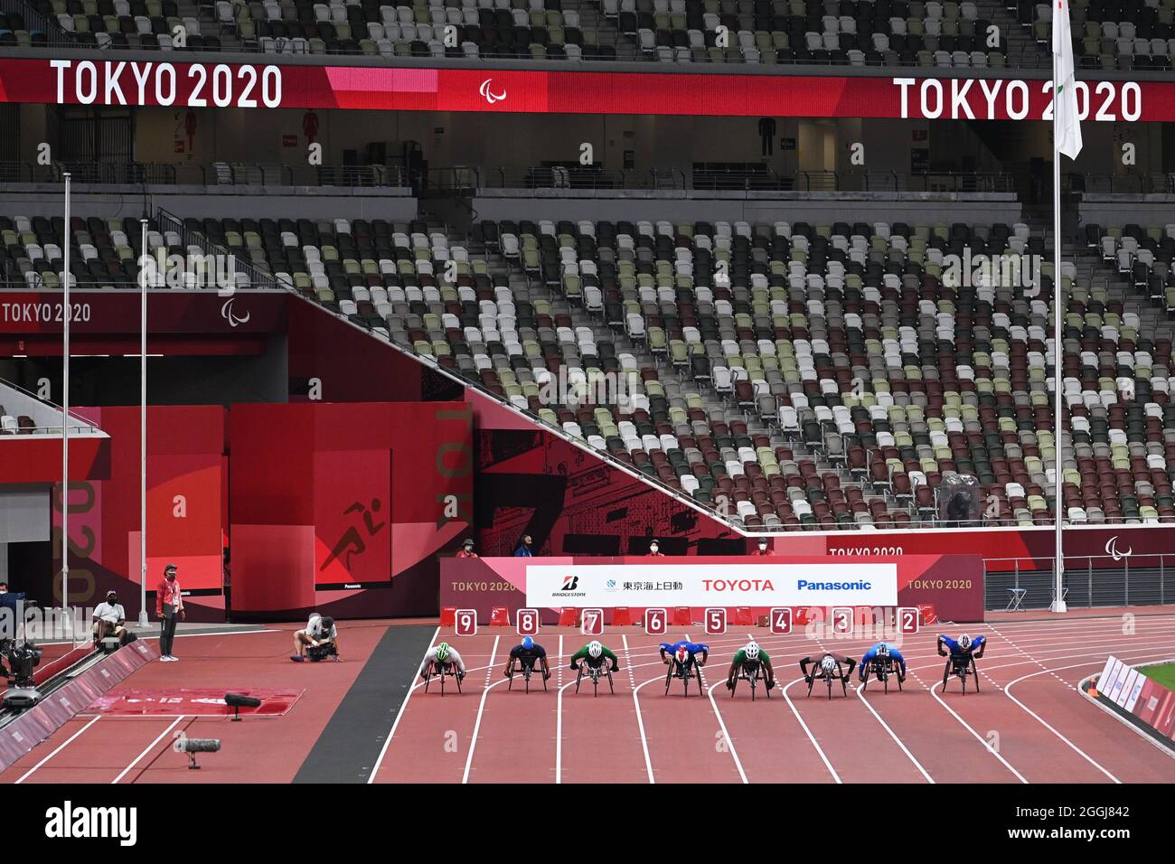 General view, SEPTEMBER 1, 2021 - Athletics : Men's 100m T53 Final ...