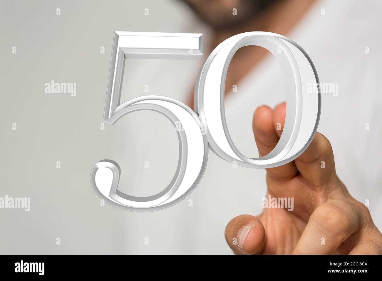 50 years anniversary golden label hi-res stock photography and images ...