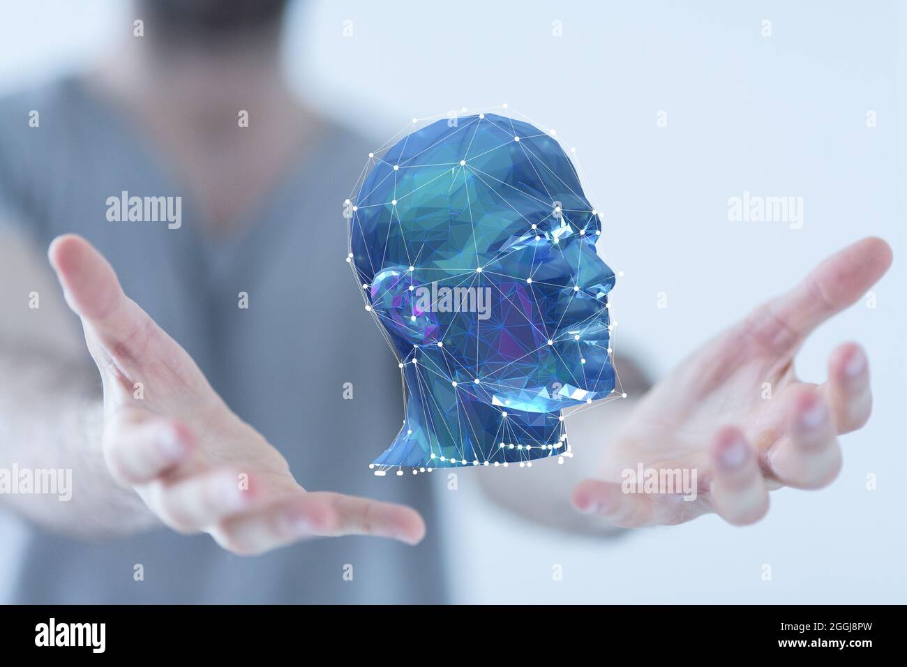 Frame of Mind series. Composition of the human face Stock Photo - Alamy