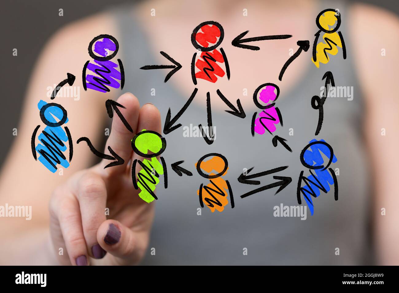 Unity group and teamwork concept Stock Photo - Alamy
