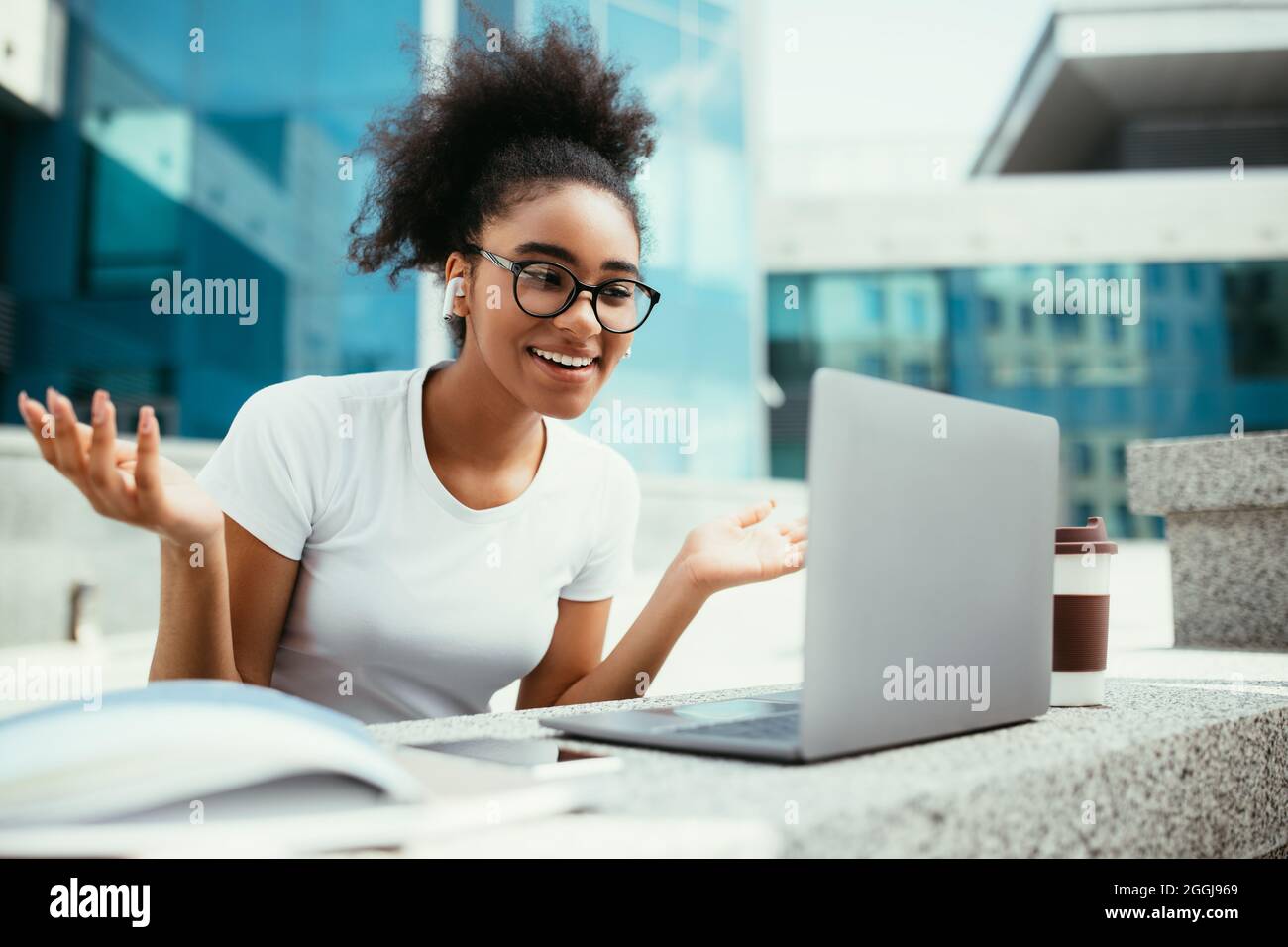 Student lecture laptop hi-res stock photography and images - Alamy