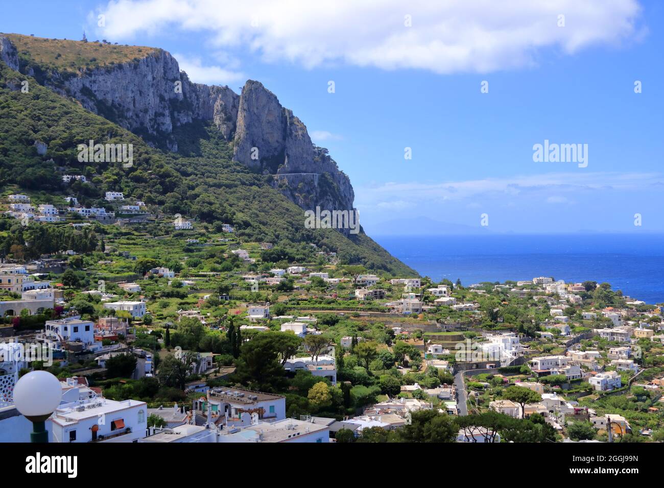 The shore of Capri island viewed from above Stock Photo - Alamy
