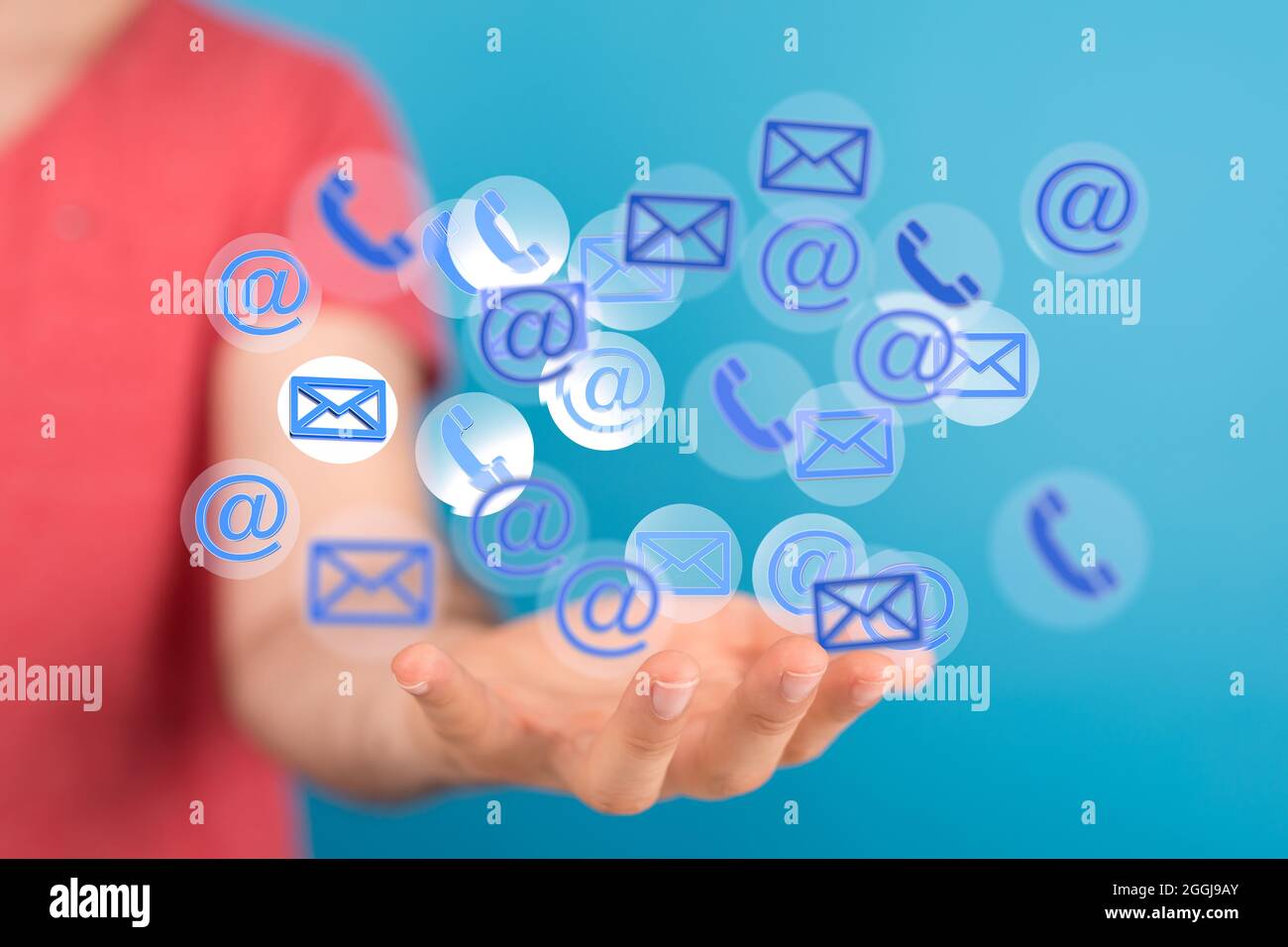 Online people network. Using the internet for communication Stock Photo ...