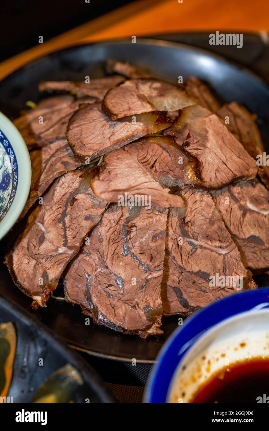 Sauced beef hi-res stock photography and images - Alamy