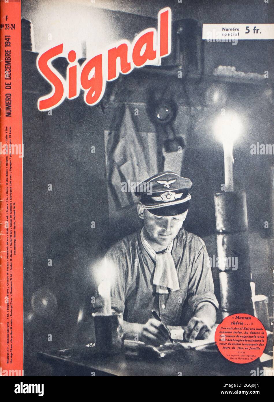 SIGNAL German magazine in French dtd December 1941 Stock Photo - Alamy
