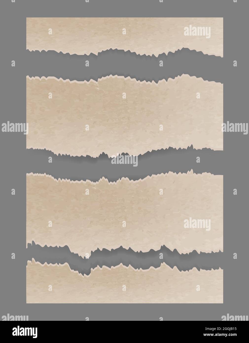 Ripped cardboard packaging Stock Vector Images - Alamy