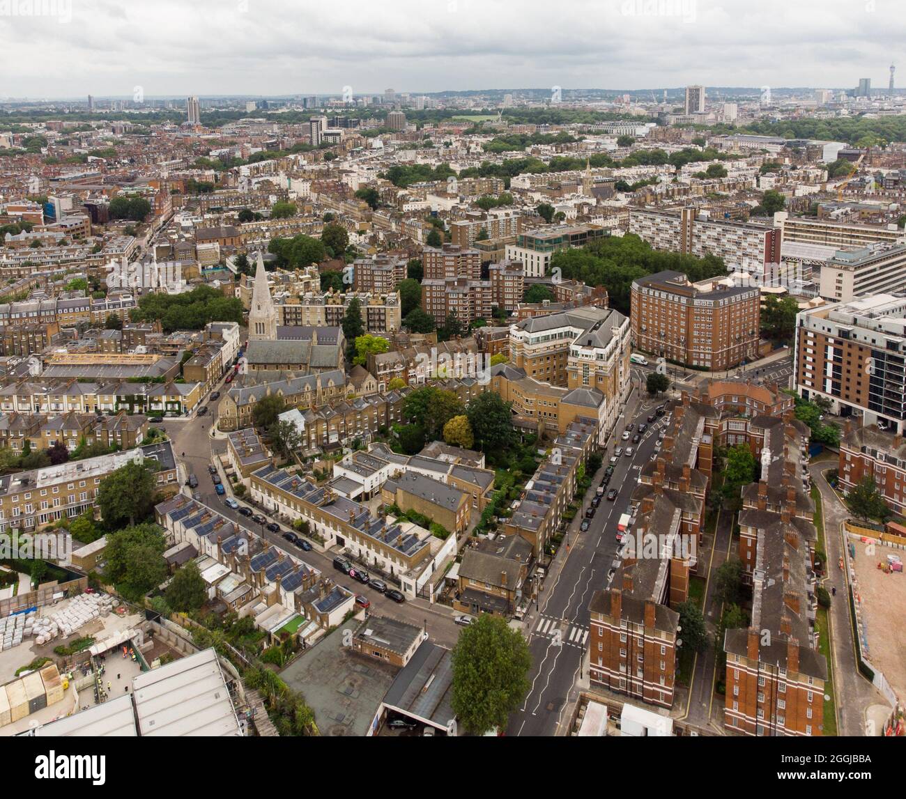 Pimlico london aerial hi-res stock photography and images - Alamy