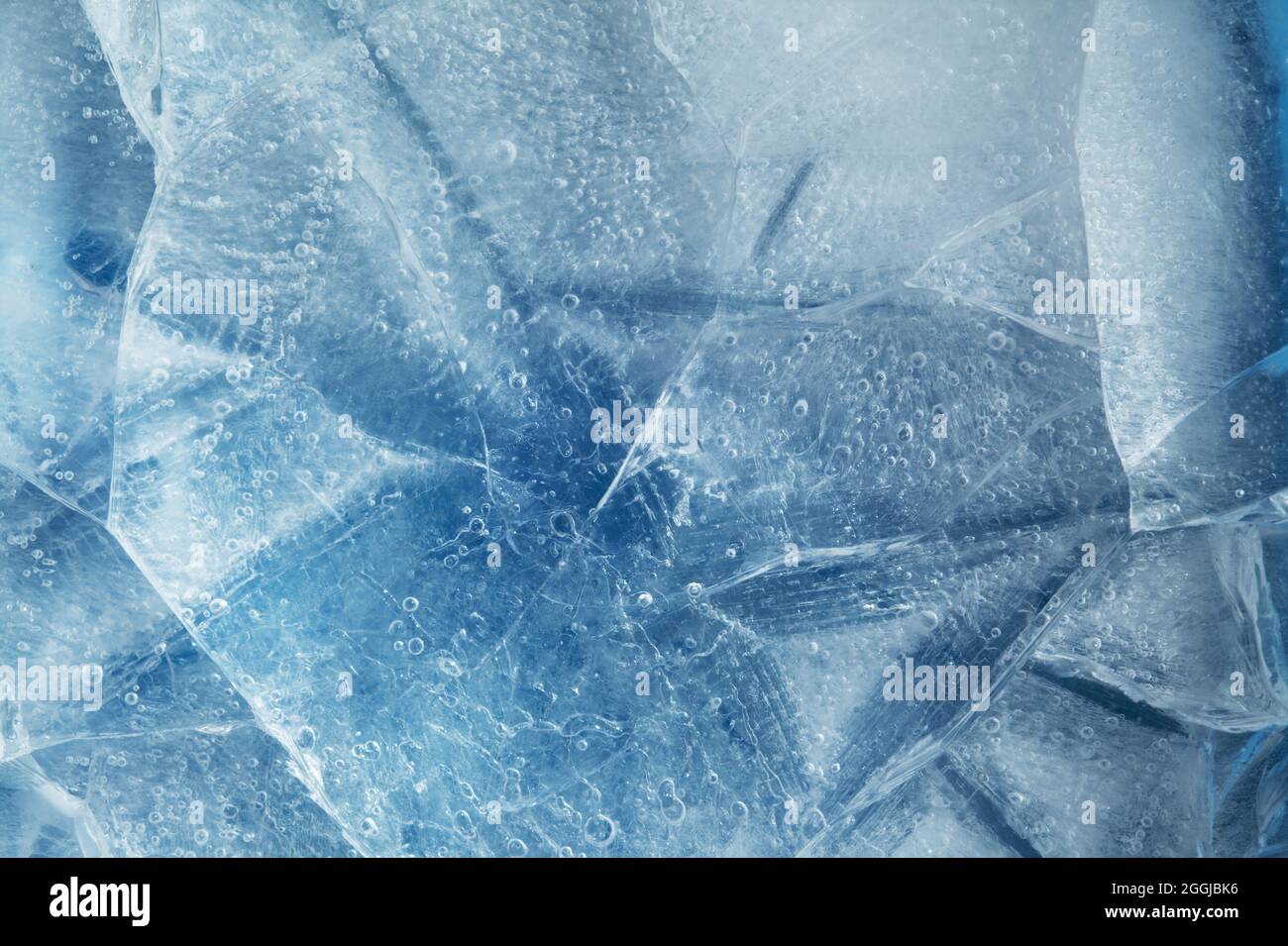 Ice texture with small round air bubbles trapped inside Stock Photo - Alamy