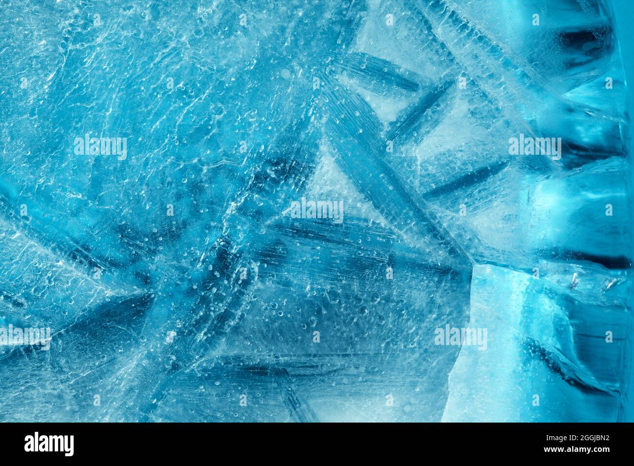Ice texture with small round air bubbles trapped inside Stock Photo - Alamy