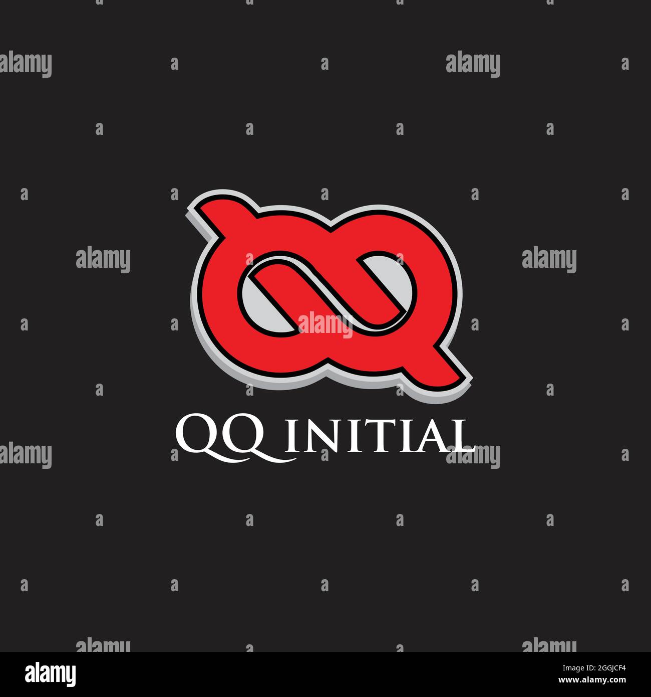 QQ initial infinity logo exclusive design inspiration Stock Vector Image & Art - Alamy