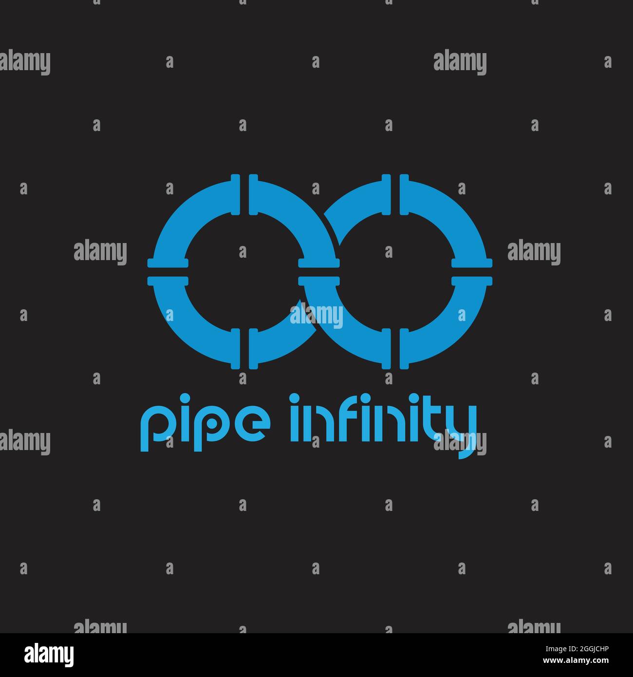 Infinity plumbing logo hi-res stock photography and images - Alamy