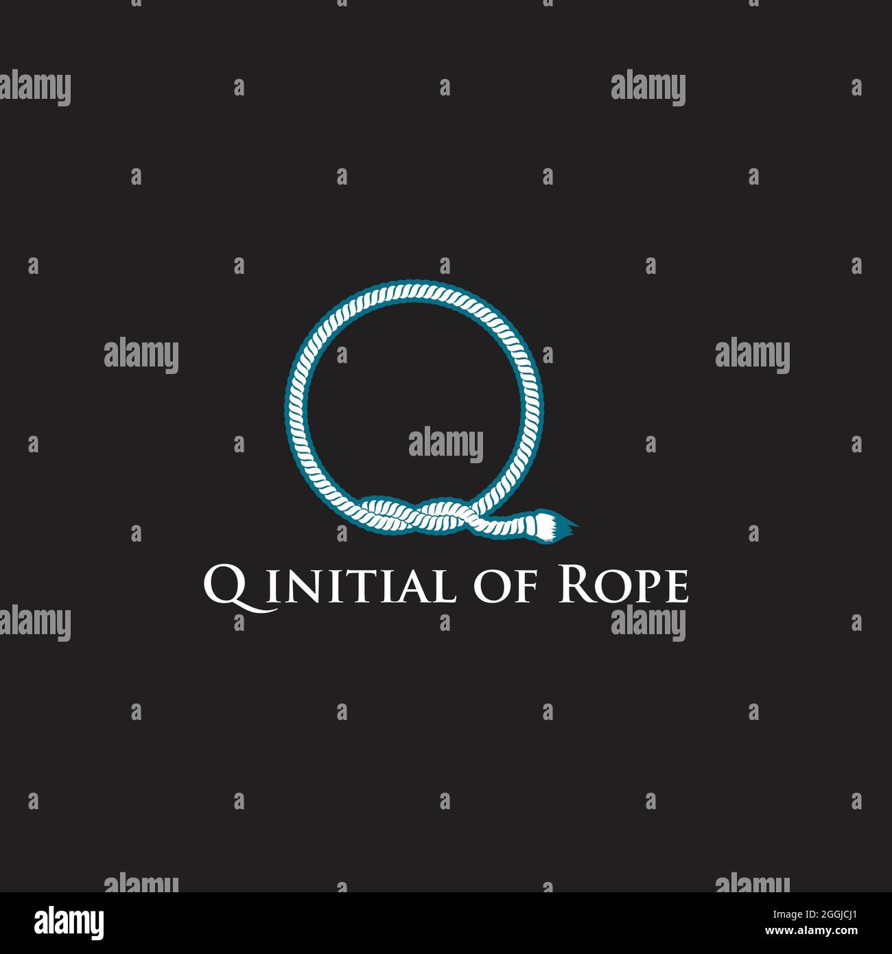 q initial of rope logo exclusive design inspiration Stock Vector Image ...