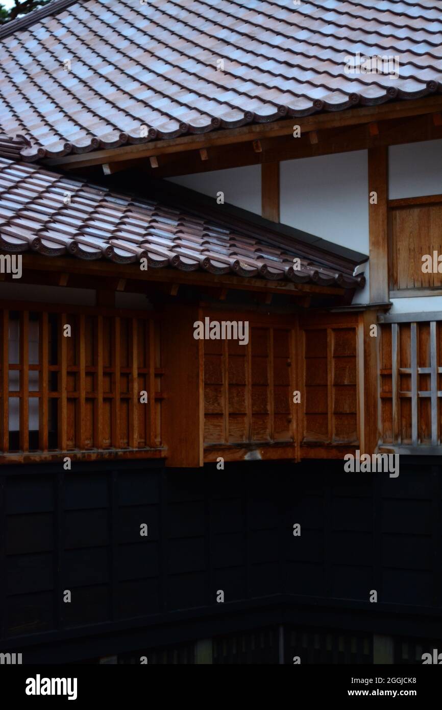 Ancient Japanese architecture, traditional house Stock Photo - Alamy