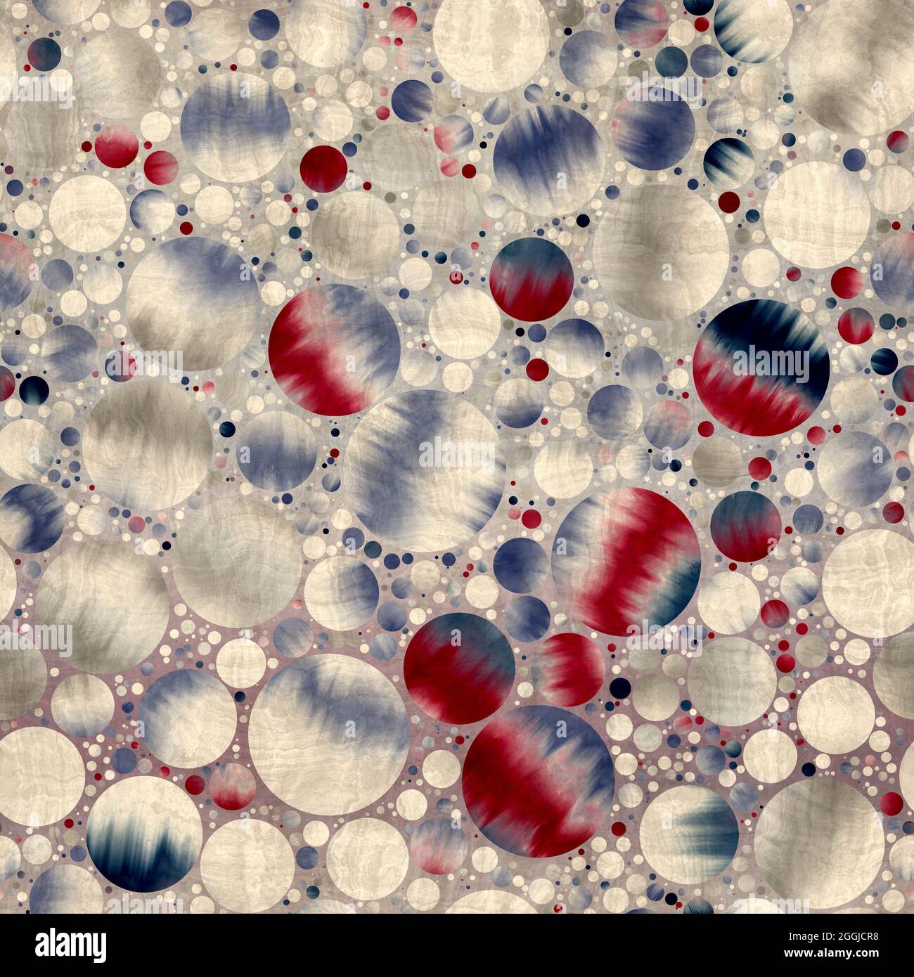 Seamless abstract circle geo pattern for surface print Stock Photo - Alamy