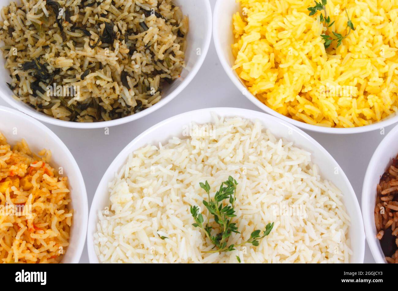 Rice and dishes hi-res stock photography and images - Alamy