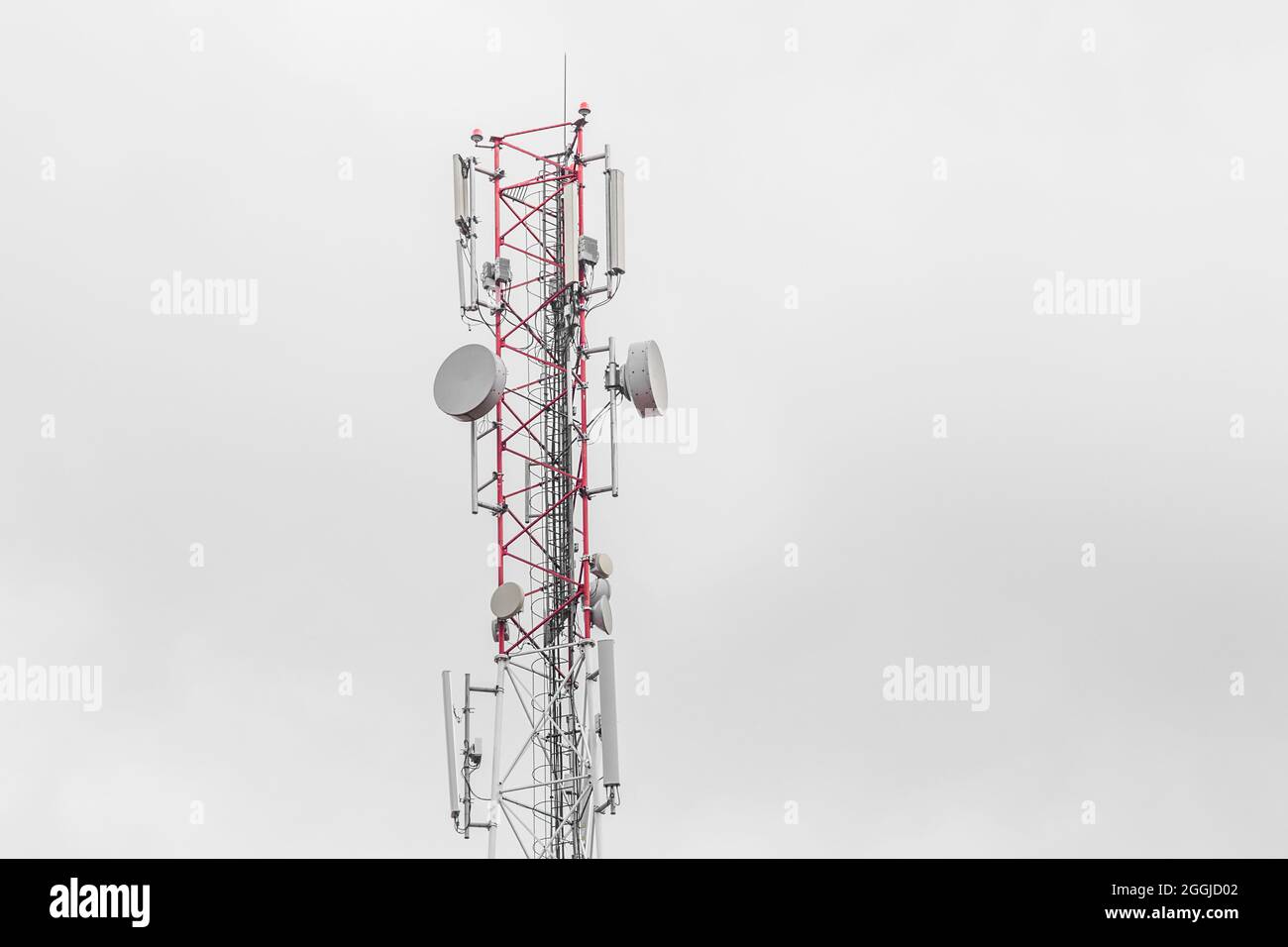 High-rise mobile internet tower air communications industry against the ...
