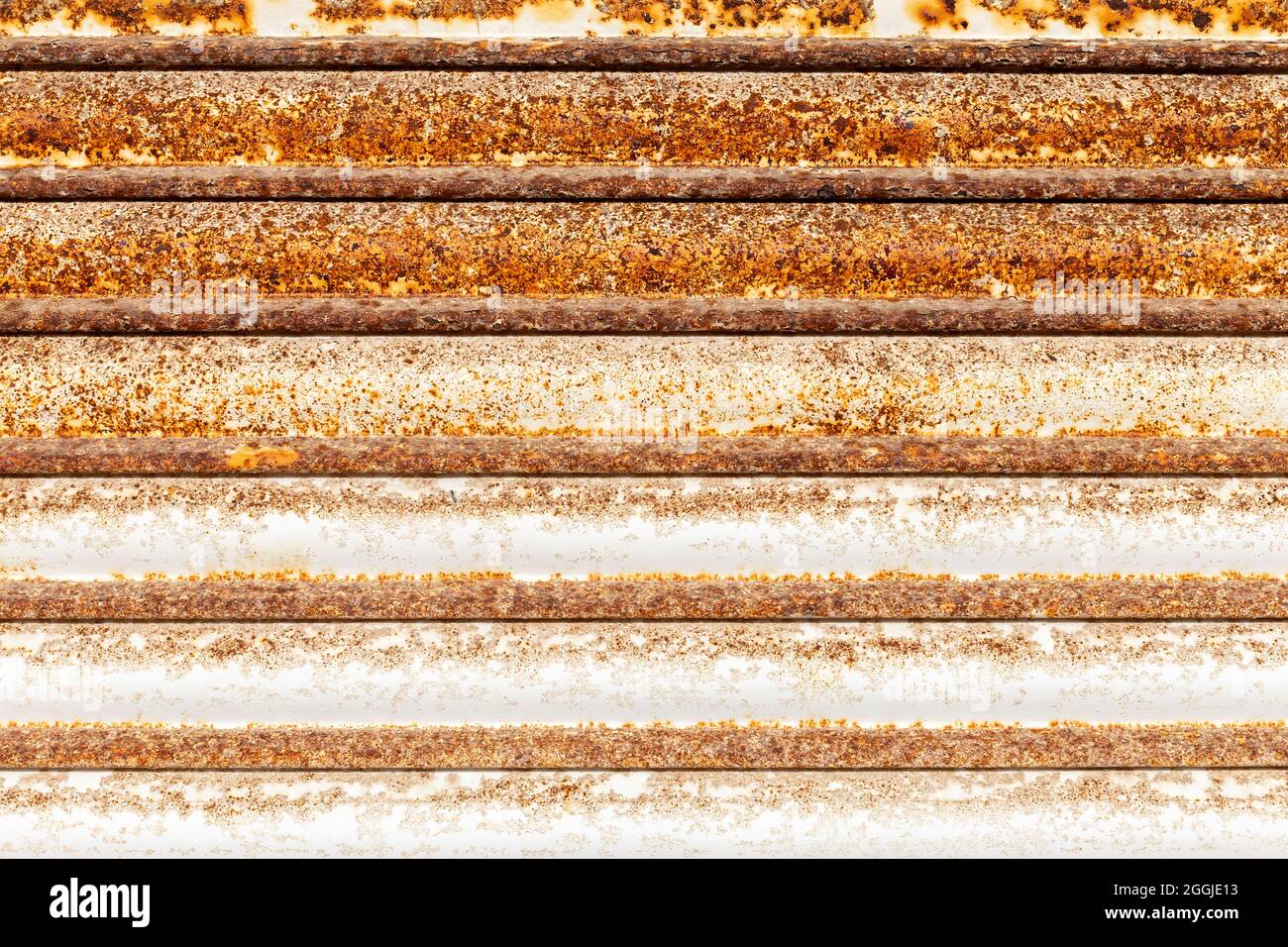 metal background with weathered metal rolling shutter Stock Photo - Alamy