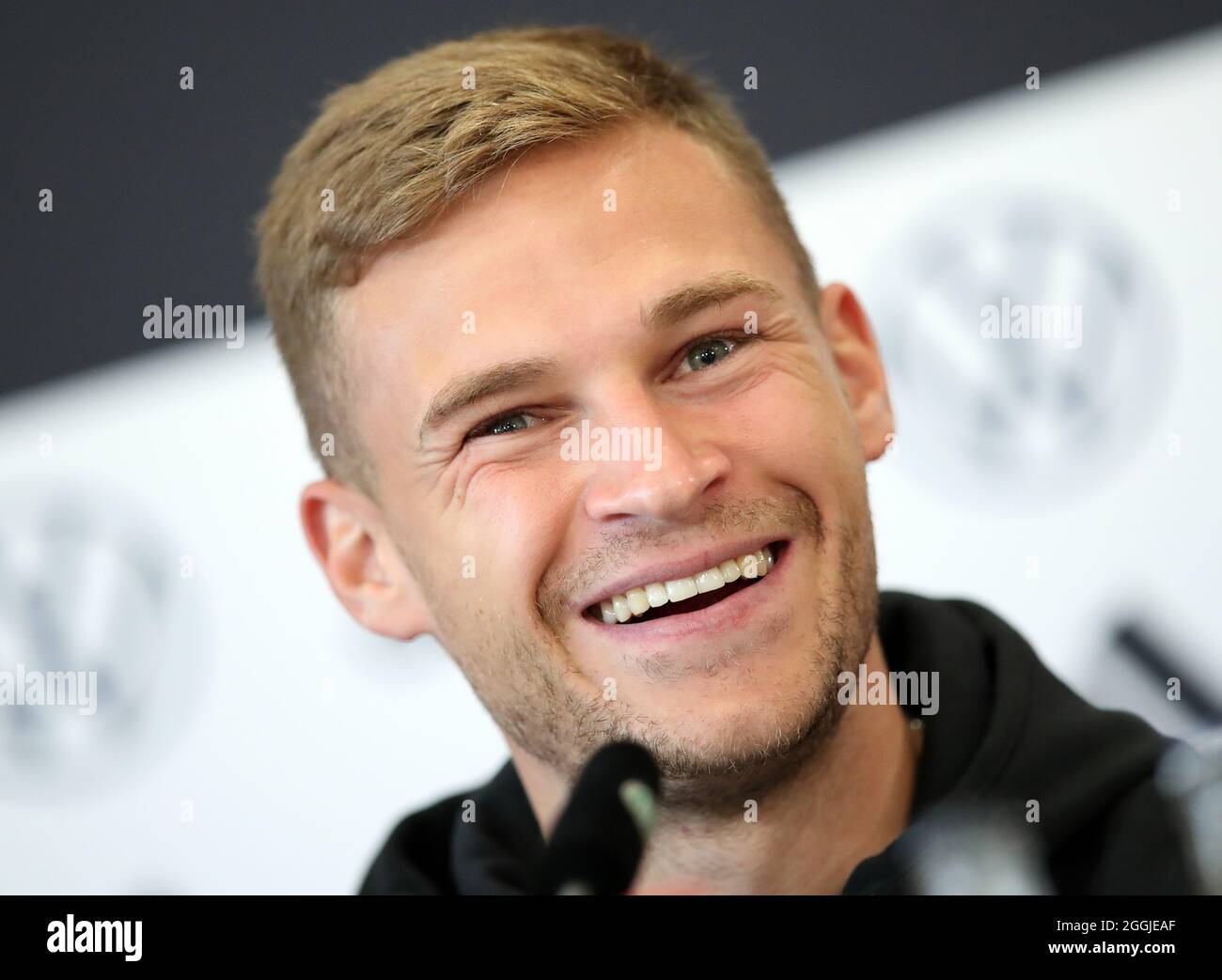 01 September 2021, Stuttgart: Midfielder Joshua Kimmich joined Germany ...